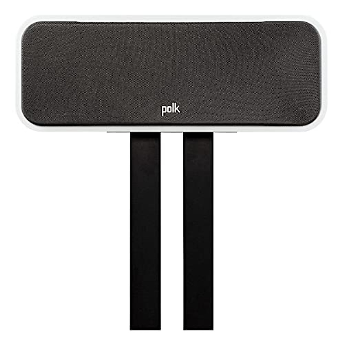 Polk Signature Elite ES30 Center Channel Speaker - Hi-Res Audio Certified, Dolby Atmos & DTS:X Compatible, 1" Tweeter & Two 5.25" Woofers, Dual Power Port for Effortless Bass, Elegant White-Washed