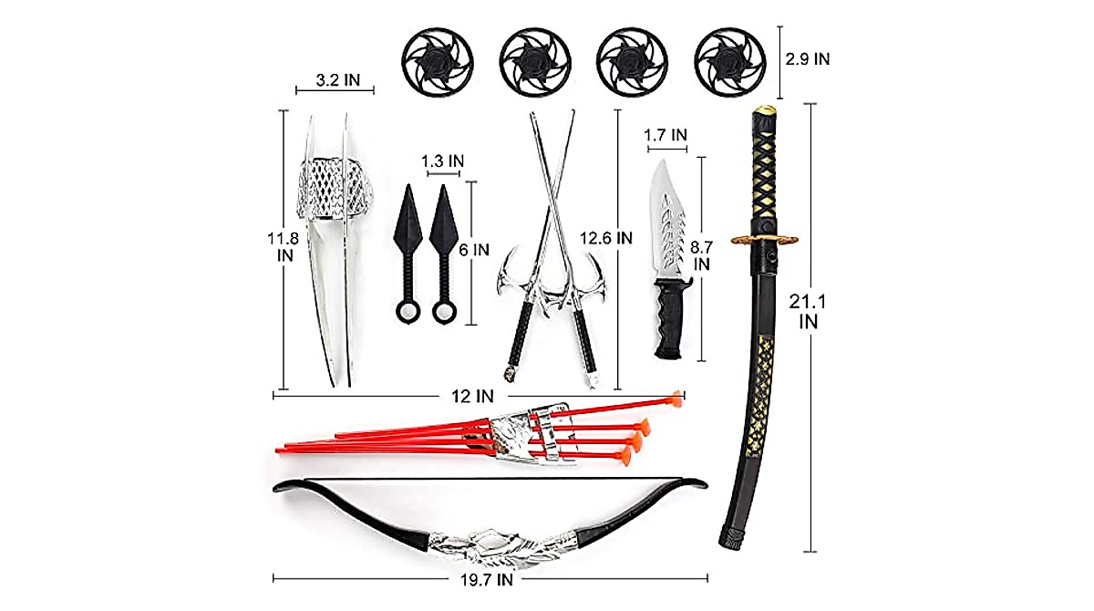 Liberty Imports Ninja Warrior Bow & Arrow Set for Kids
