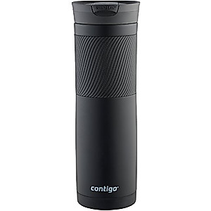 Contigo Steel Travel Mug, 24 oz, Matte Black