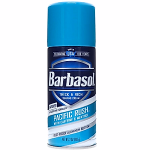Barbasol Pacific Rush Thick & Rich Shaving Cream for Men, 10 oz.