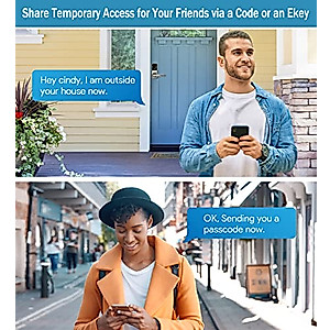 Lockly Fingerprint Bluetooth Keyless Entry Door Smart Lock (PGD728F) | Advanced 3D Fingerprint Reader | Discrete PIN Code Input | iOS and Android Compatible | Auto Lock | Battery Backup