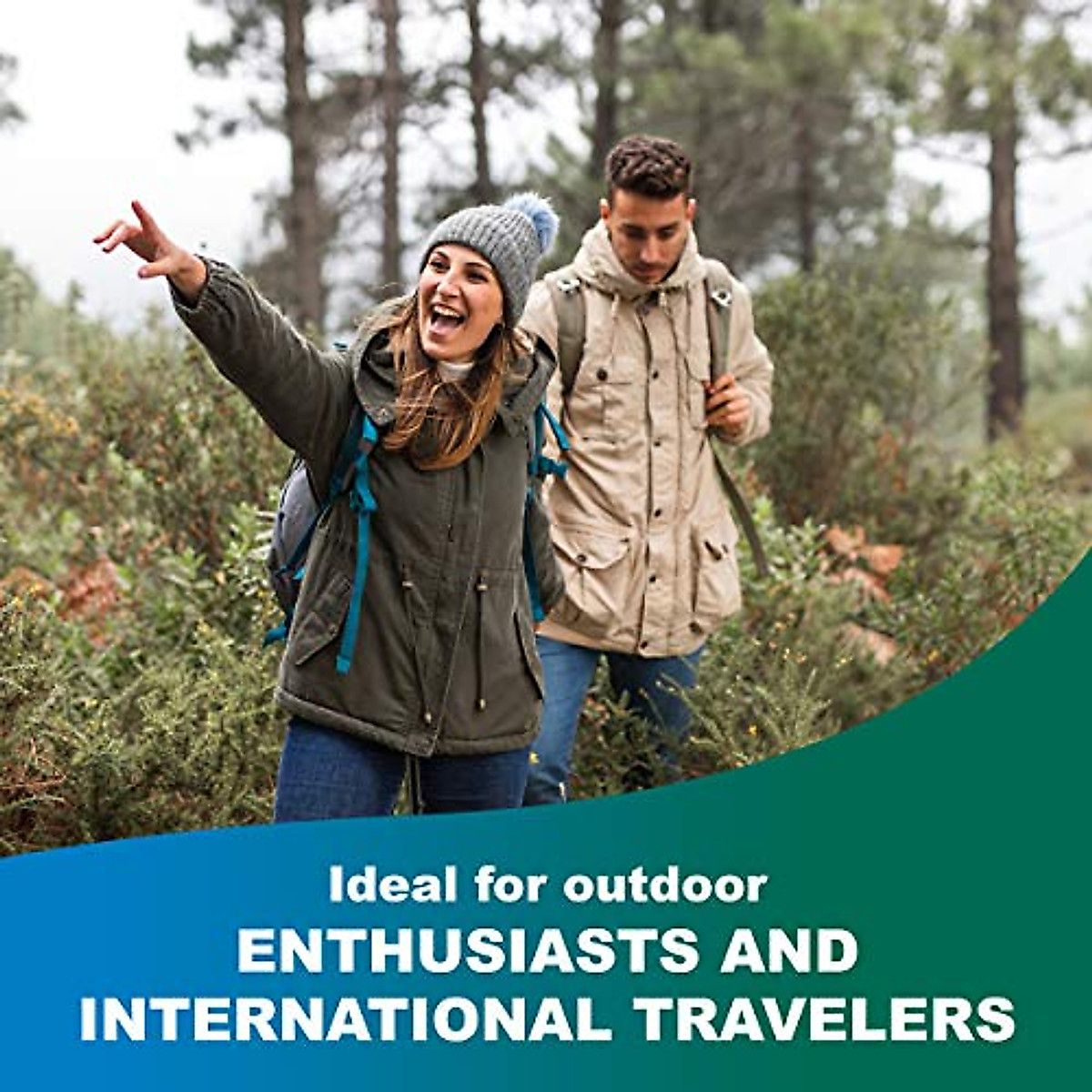 Atwater Carey Double Circular Bed Mosquito Net Treated with Insect Shield Permethrin Bug Repellent, Green Bed Net, One Size