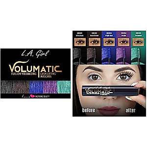 L.A. Girl Volumatic Mascara, Bright Blue GMS653