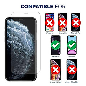 Tech Armor HD Clear Film Screen Protector Designed for Apple iPhone 11 and iPhone Xr 6.1 Inch 4 Pack 2019