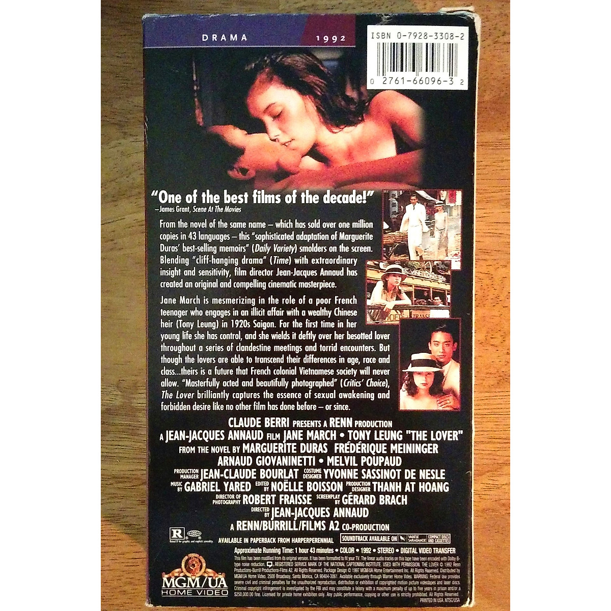 The Lover VHS, 1992