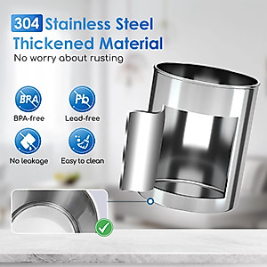 Purewell 3-Stage 0.01μm Ultra-Filtration Gravity Water Filter System, NSF/ANSI 42&372 Certification, 304 Stainless Steel Countertop System with 2 Filters and Stand, Reduce 99% Chlorine, 2.25G, PW-OB