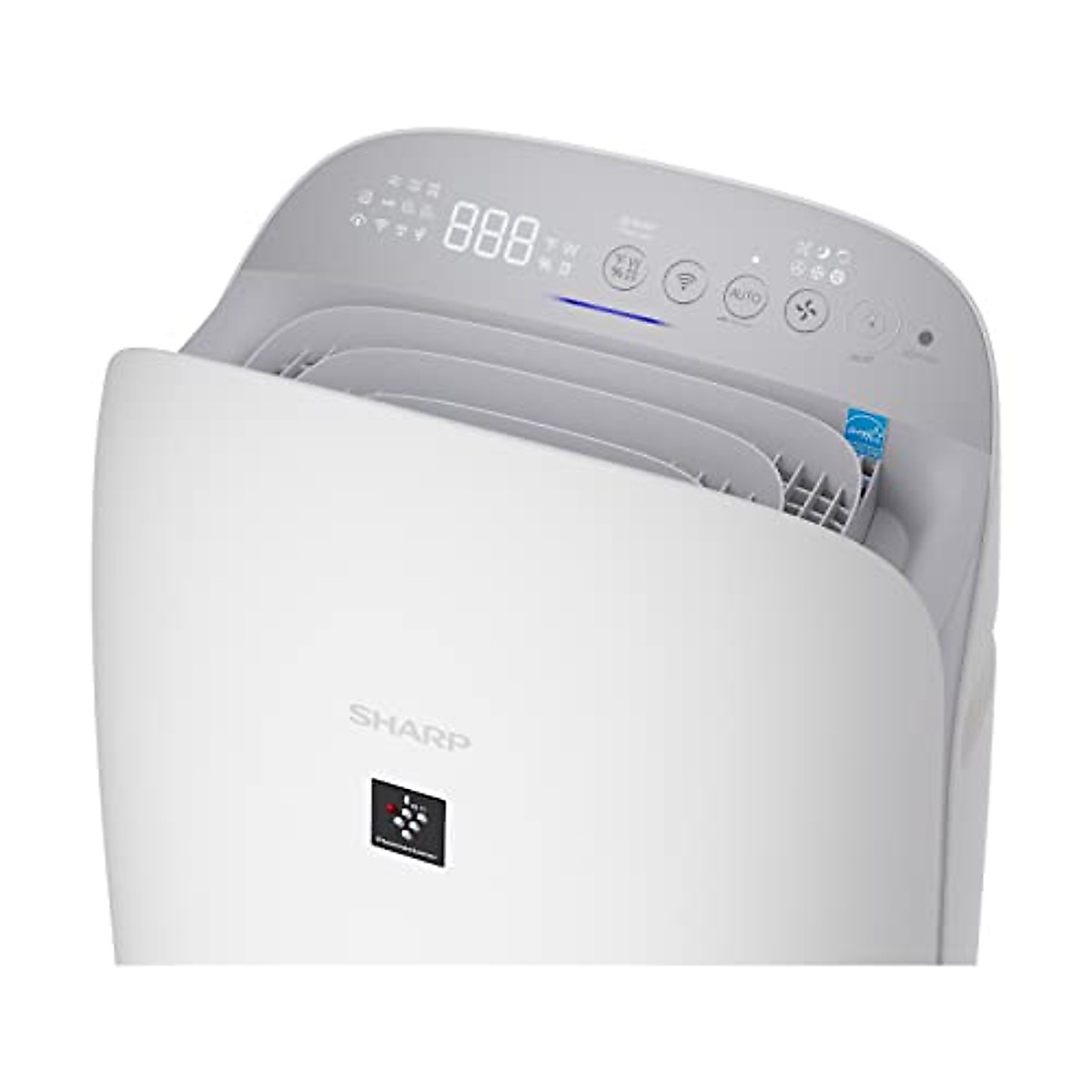 SHARP Smart Air Purifier + Humidifier. Alexa and Google Assistant compatible. Plasmacluster Ion Technology for Extra-Large Rooms. True HEPA & Activated Carbon Filter may last up-to 2 Years. KCP110UW.