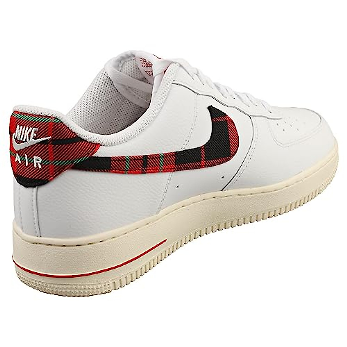 Nike Air Force 1 '07 3, Men's Basketball Shoes, White University Red, 7 US