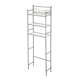 YQDSTE Steel 3-Layer Storage Shelf Unit (Satin Nickel), YST-011