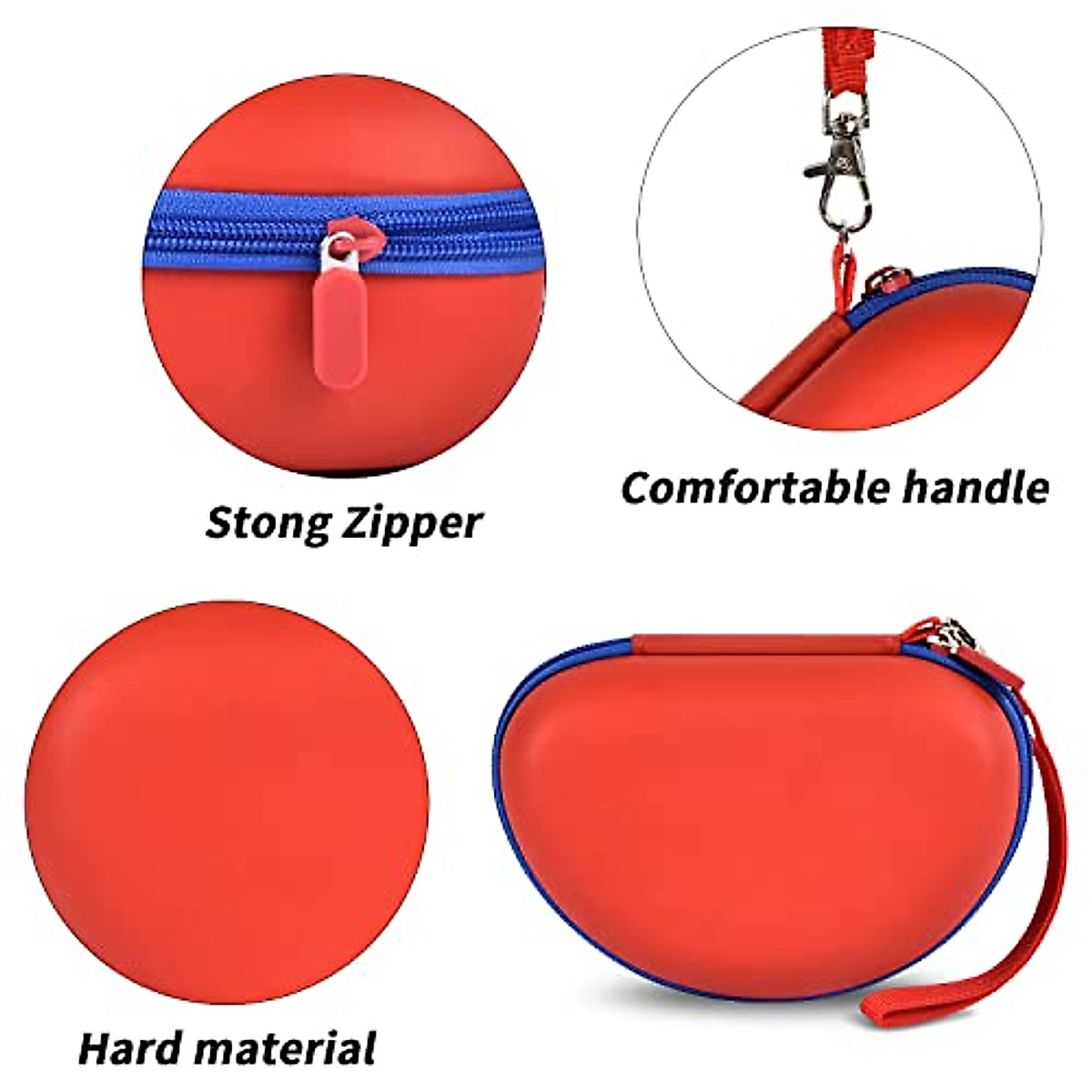 Case Compatible with eKids Wireless Bluetooth Portable Headphones, Kids and Toddler Headband Storage Holder Bag Pouch Also Fits for Audio Cable (Box Only)