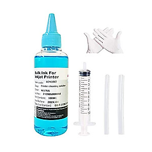 KSI 100ml Printhead Cleaning kit for HP Epn Canon Brother Lexmark Desktop Inkjet Printers