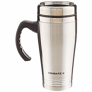 Uniware 2411 16 Oz Stainless Steel Travel Mug