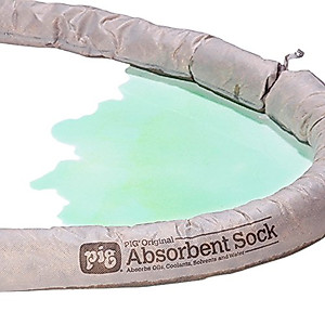 New Pig Original Absorbent Sock - 20 Socks - 3" x 42" - Absorbs up to 64 oz per Sock - 204