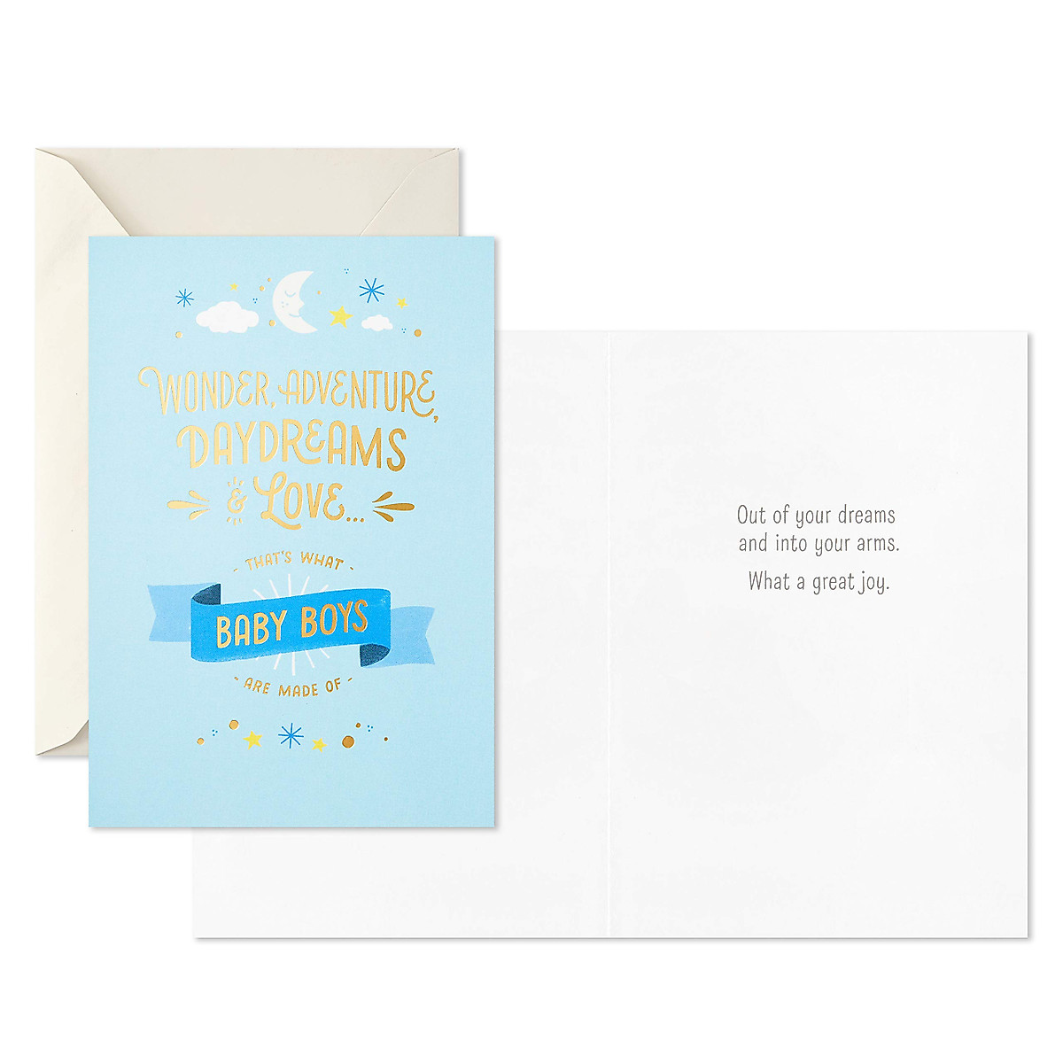 Hallmark Baby Shower Cards for New Parents (12 Cards with Envelopes) Welcome New Baby, Congratulations, Gender Reveal