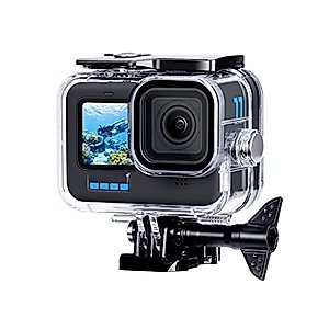 SEASKY Dive Waterproof Protector Case Housing for Gopro Hero 11/10/9 Black Action Camera Accessories Diving Depth 60M/196FT Underwater Protective Case