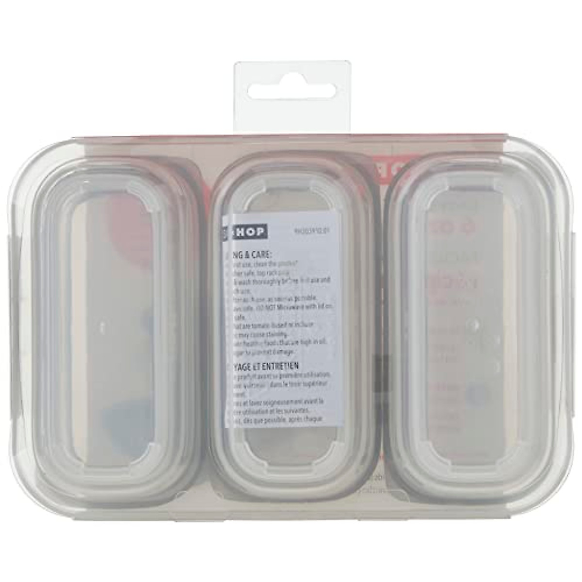 Skip Hop Baby Food Storage, Easy-Store 6oz. Containers, 3pack