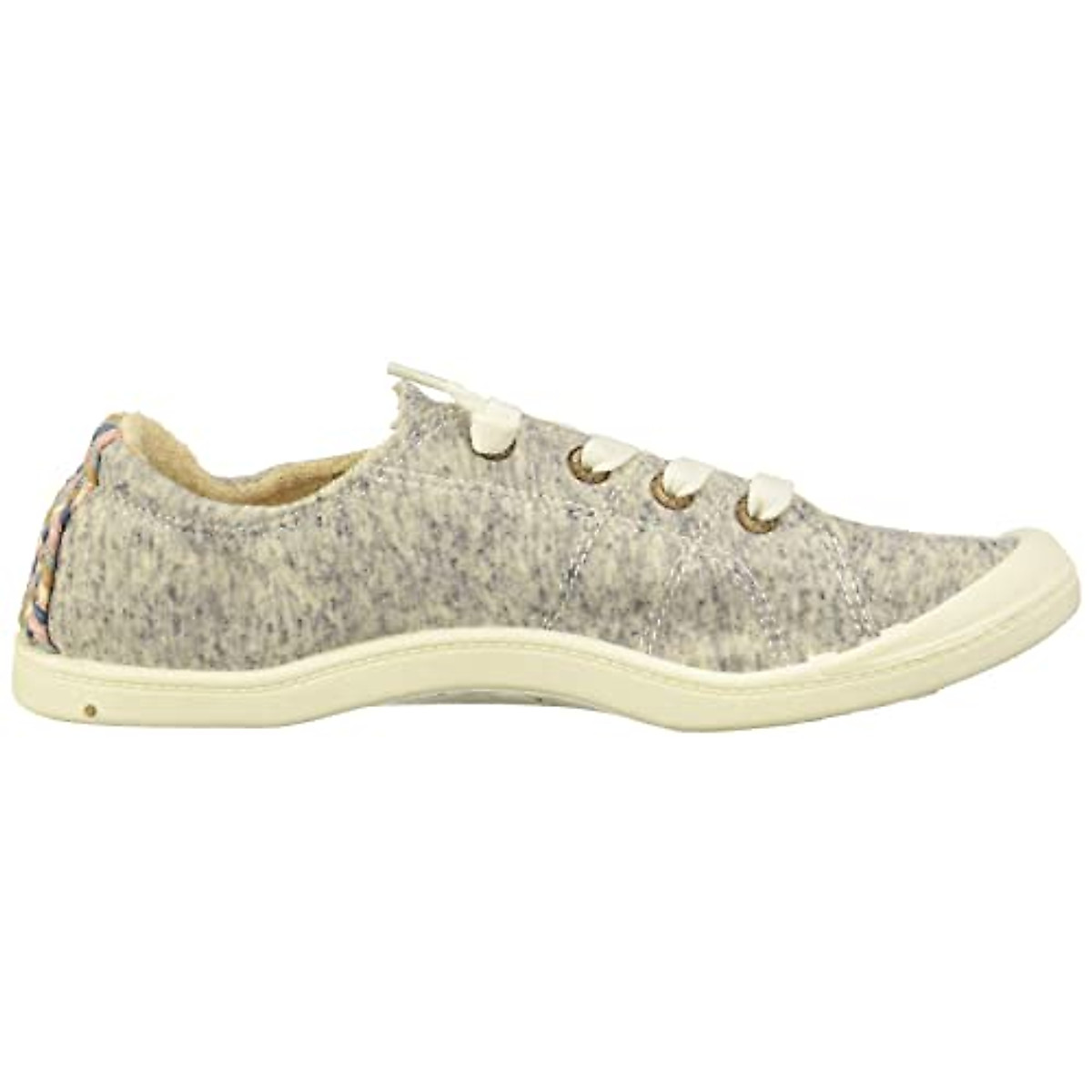 Roxy womens Rory Slip on Shoe Sneaker, Heather Grey, 9 US