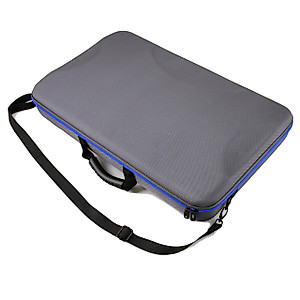 CASEMATIX DJ Controllers Travel Case Compatible with Hercules DJ Controller DJControl Inpulse 500 MK2 and More - Hard Shell DJ Mixer Case with Shoulder Strap and Foam For Audio Equipment - Case Only