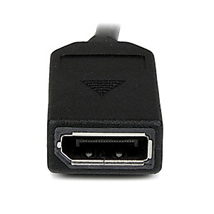 StarTech.com DMS-59 to DisplayPort - 8in - DMS 59 to 2x DP - Y Cable - DMS-59 Adapter - DisplayPort Splitter Cable - LFH Cable (DMSDPDP1),Black