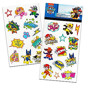 Paw Patrol Backpack for Girls ~ 2 Pc Bundle With Premium 11" Skye Paw Patrol Mini School Bag for Toddlers with Stickers and Tattoos (Paw Patrol School Supplies)