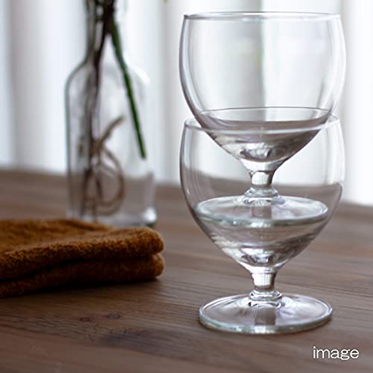 Libby LB69(6) Stacking Wine Glasses, 9.1 fl oz (270 cc), Set of 6