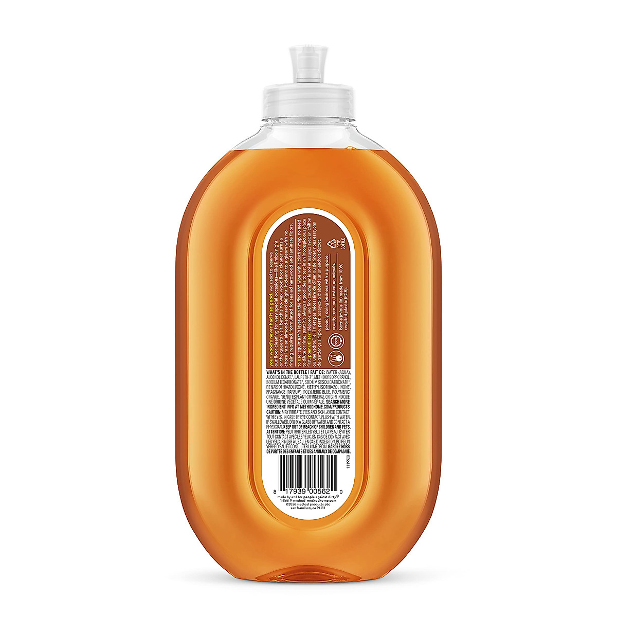 Method Squirt + Mop Hardwood Floor Cleaner, Almond, 25 Ounce