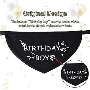 Dog Birthday Party Supplies Birthday Boy Dog Bandana Black Its My Birthday Dog Bandana for Small Medium Large Dogs Pets Outfits