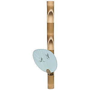 Manyo Fan Holder, Beige, Size: 2.8 x 2.8 x 27.6 inches (7