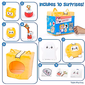 LankyBox Giant Foxy Mystery Box Foxy Mystery Box with 10 Exciting Toys to Discover Inside, Officially Licensed Merch