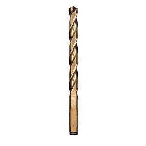 BOSCH CO4155 1-Piece 7/16 In. x 5-1/2 In. Cobalt Metal Drill Bit for Drilling Applications in Light-Gauge Metal, High-Carbon Steel, Aluminum and Ally Steel, Cast Iron, Stainless Steel, Titanium