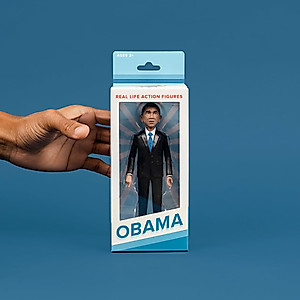 FCTRY Barack Obama Real Life Political Action Figure: Post-Presidency Barack Obama Collectible Figurine - Perfect for Collectors, Gag Gift, Funny Idea & Souvenirs