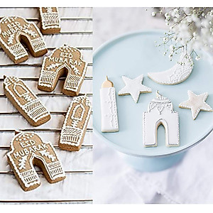 Ramadan Decoration Cookie Cutters Set, Eid Fondant Cake Baking Tools, Ramadan Party Decorations - Set of 6