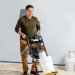 Mule 52000-01 300 lbs. Capacity Hand Truck 5-in-1 Mobile Workshop with Integrated 3-Speed Fan and LED Light