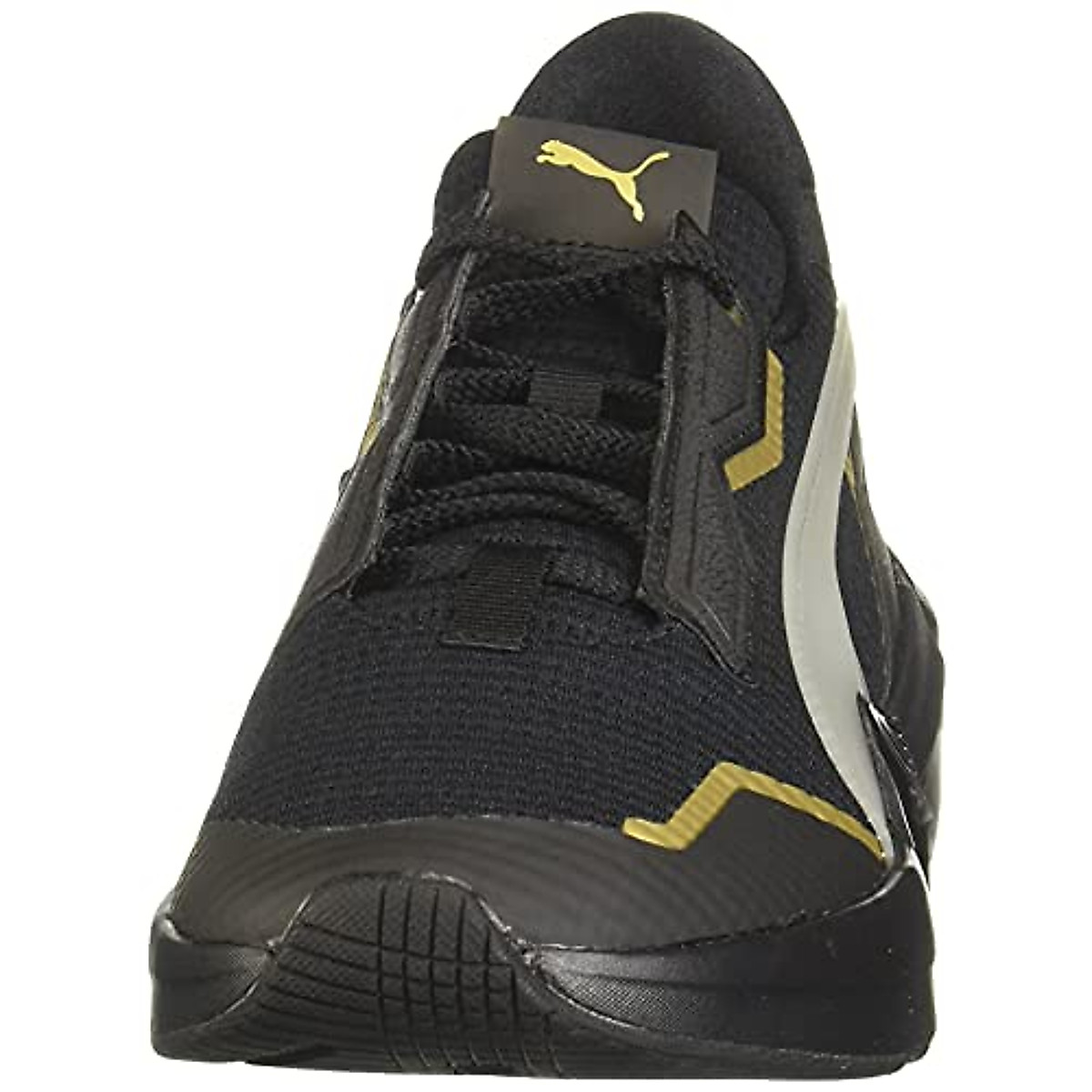PUMA womens PROVOKE XT, Puma Black-Puma Team Gold, 7.5