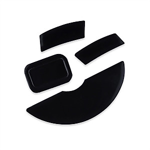 2Sets Rounded Edges Curved Mouse Feet Pads Skates Compatible for Razer Mamba Wireless RC30-027101 Gaming Mouse (for Mamba Wireless Mouse feet)