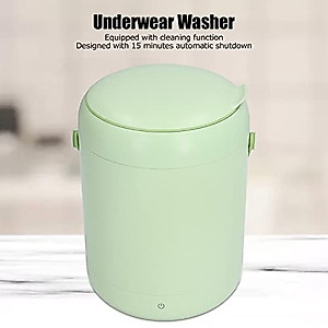 FASJ Portable Washing Machine, Effortless Waterproof Cover Small Cleaning Machine for Dormitory green