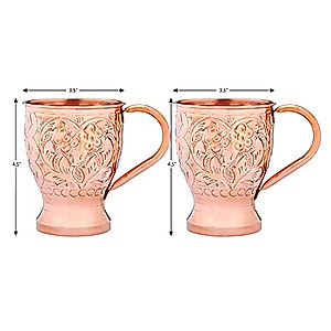 Old Dutch International Moscow Mule Mug, 16 oz, Copper