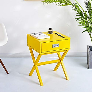 SJYDQ Fashion Nightstands Simple Bedroom Simple Wood Northern Europe Bedside Storage Mini