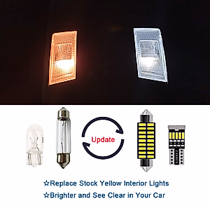 AWALITED 9pcs Tacoma Interior LED Lights Kit for 2023 2022 2021 2020 2019 2018 2017 2016 Toyota Tacoma All Cab Size, Super Bright LED Map Dome Light Replacement Interior Lights Bulbs