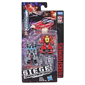 Transformers Generations War for Cybertron: Siege Micromaster Wfc-S4 Autobot Race Car Patrol 2 Pack Action Figure Toys
