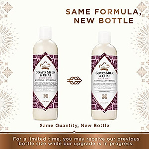 Nubian Heritage Body Wash Goats Milk and Chai Soothing & Hydrating Body Cleanser Made with Fair Trade Shea Butter, 13 oz