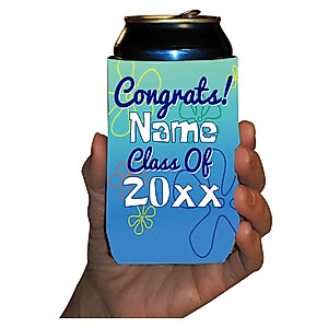 Custom Graduation Can Cooler- Four Years Later Graduation Can Coolers - Custom Graduation Party Beverage Coolers (25)