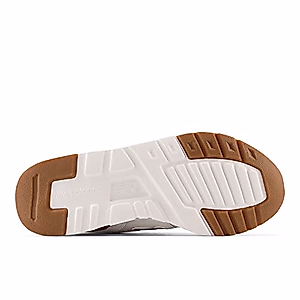 New Balance Women's 997H V1 Lifestyle Sneaker, Sea Salt/Washed Burgundy, 10