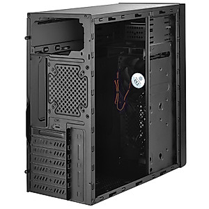 SilverStone Technology Precision Series Black ATX Tower Case PS13B, Black