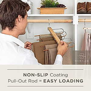 MORALVE Space Saving Hangers Bundle (Natural)