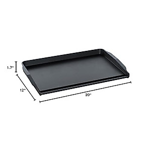 Nordic Ware 2 Burner Backsplash Griddle, Nonstick