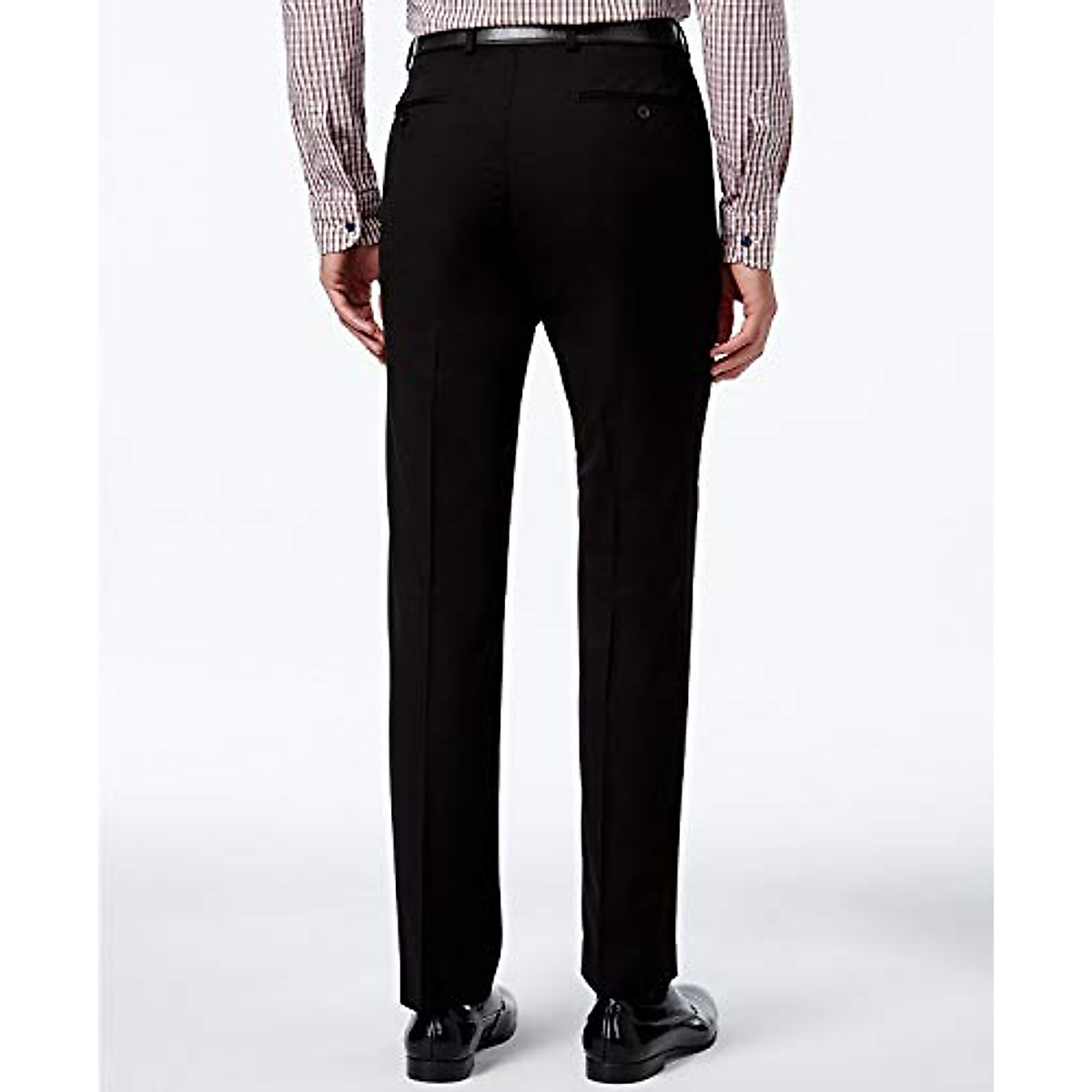 Calvin Klein Men's Slim Fit Dress Pant, Black, 38W x 32L