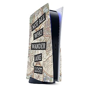 MightySkins Gaming Skin for PS5 / Playstation 5 - Who Wander | Protective Viny wrap | Easy to Apply and Change Style | Made in The USA