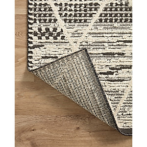 Loloi II Fabian Charcoal/Ivory 7'-10" x 10' Area Rug