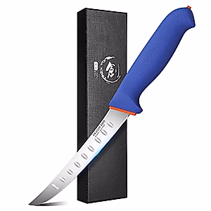 DRAGON RIOT Premium Boning Knife for Meat Cutting 6 Inch BBQ Brisket Meat Trimming Butcher Knife - Stainless Fish Fillet Turkey Carving Knife